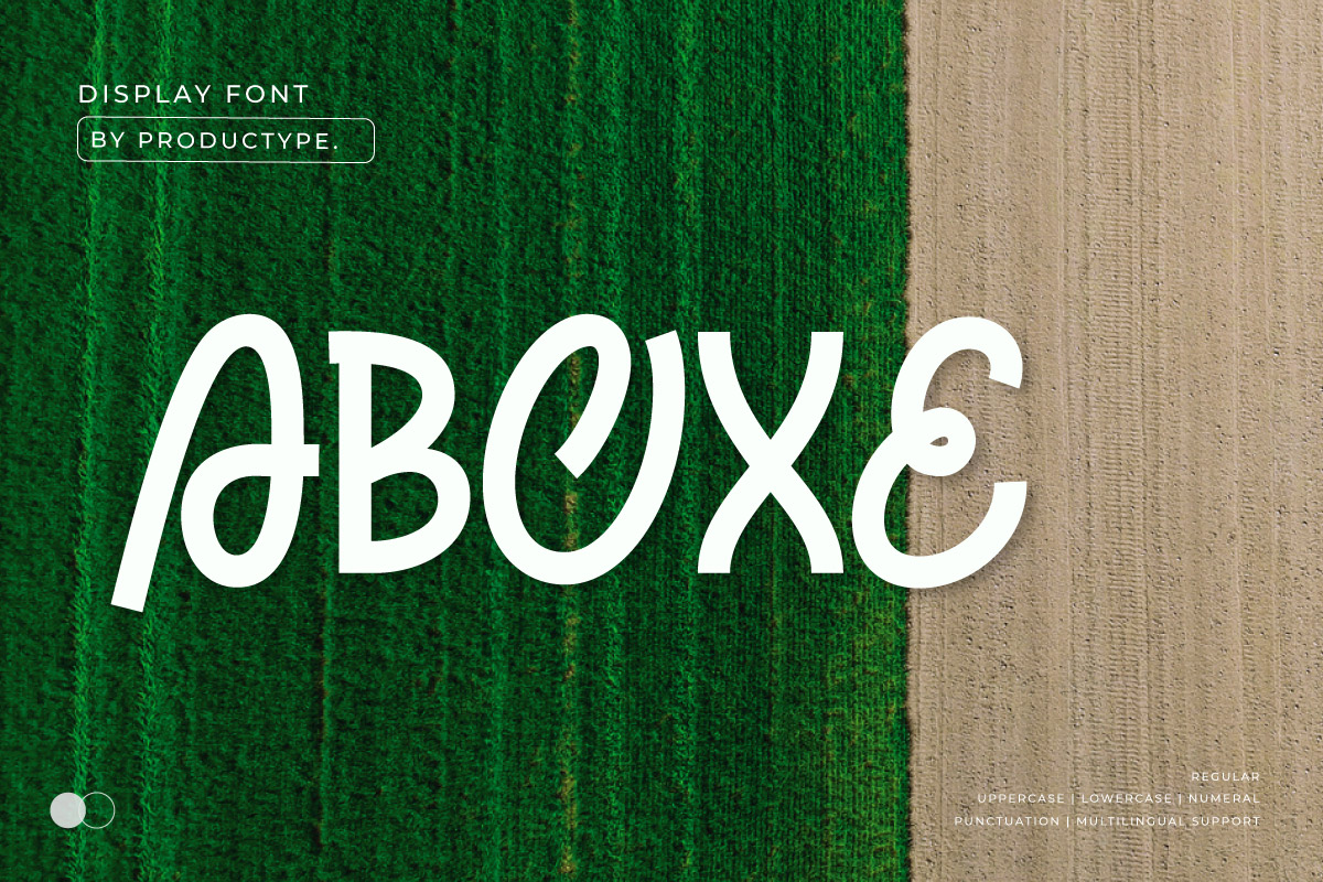 ABOXE Personal Font | Productypetype | FontSpace