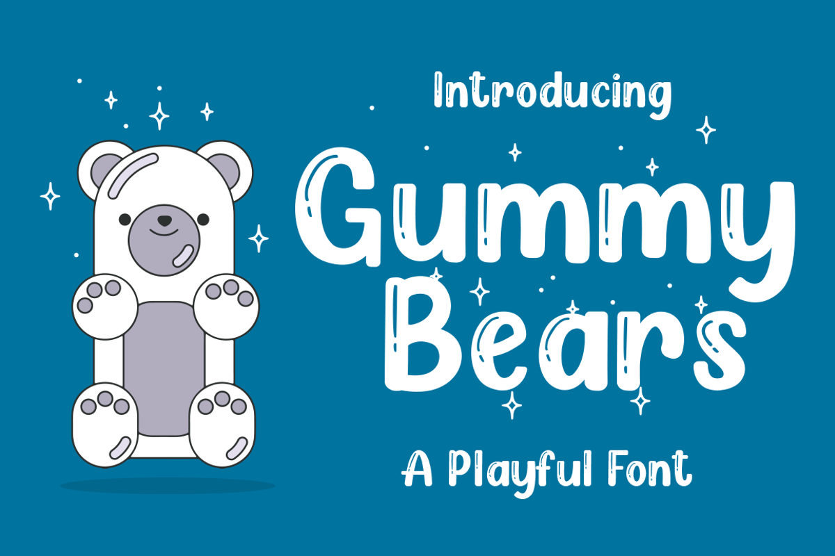 Gummy Bears Font | Manjali Studio | FontSpace