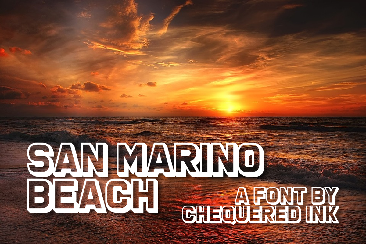 San Marino Beach Font - Free Download