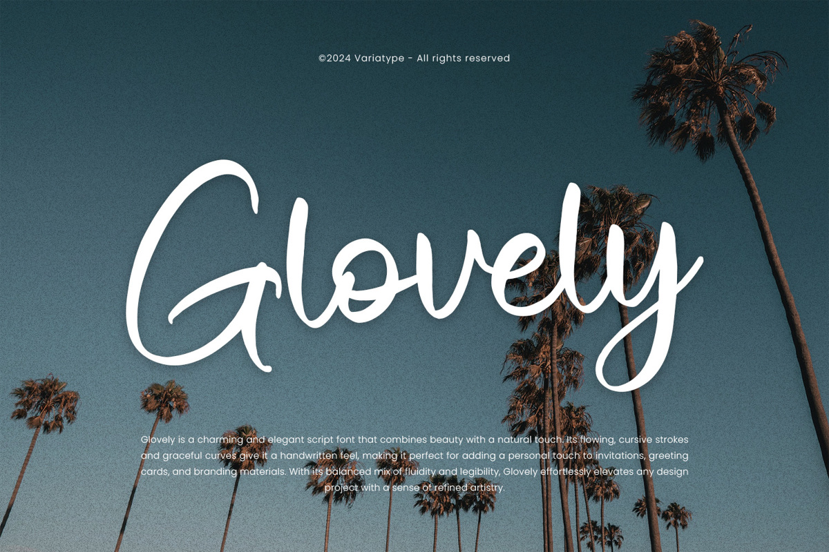 Glovely Font - Free Download