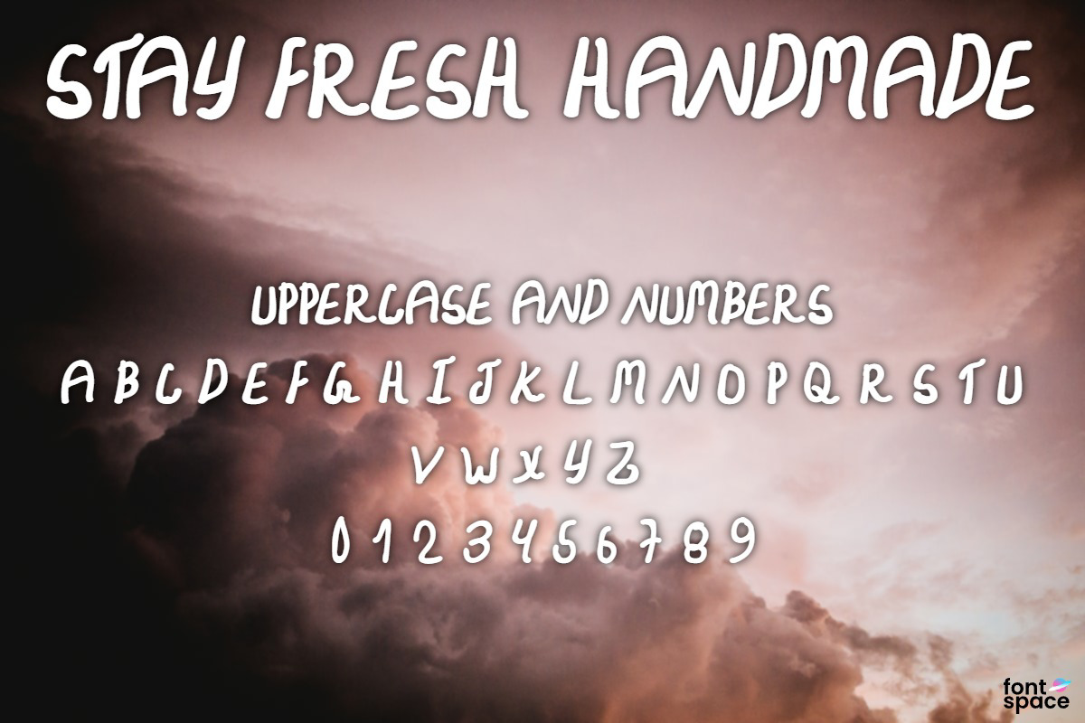 Stay Fresh Handmade Font - Free Download