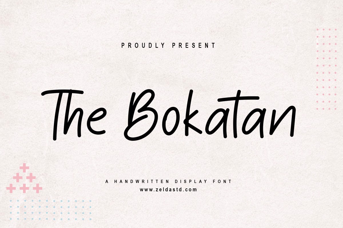 The Bokatan - Script Font | saberstudio | FontSpace
