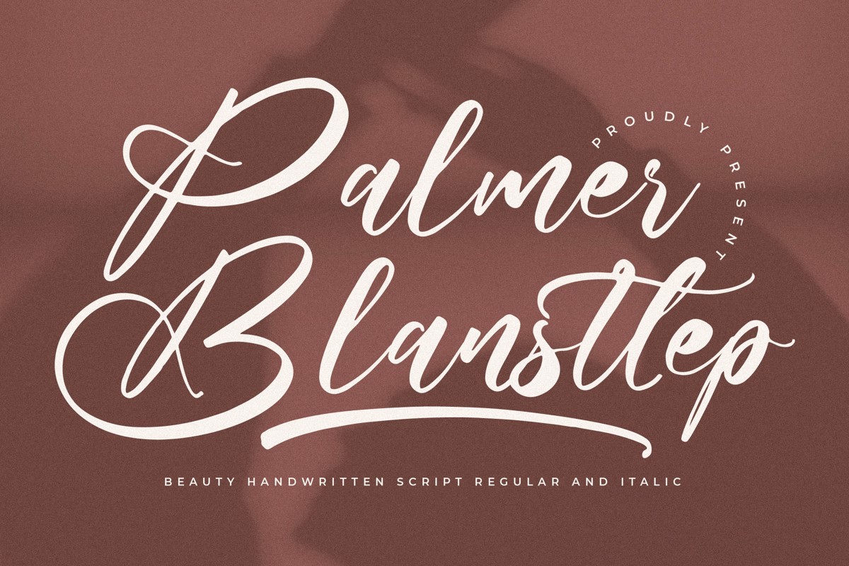 Palmer Blansttep Font | Letterena Studios | FontSpace