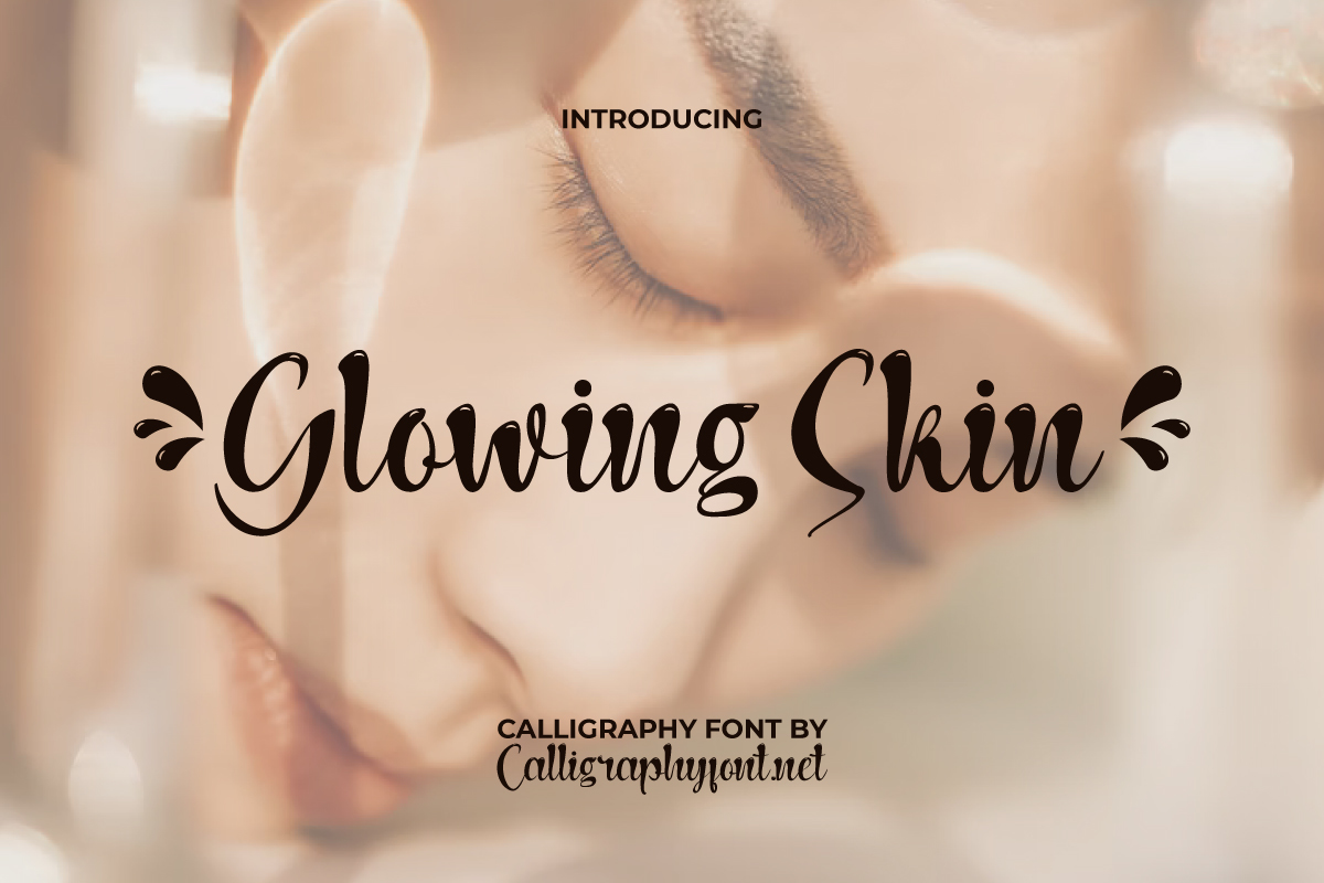 Glowing Skin Font - Free Download