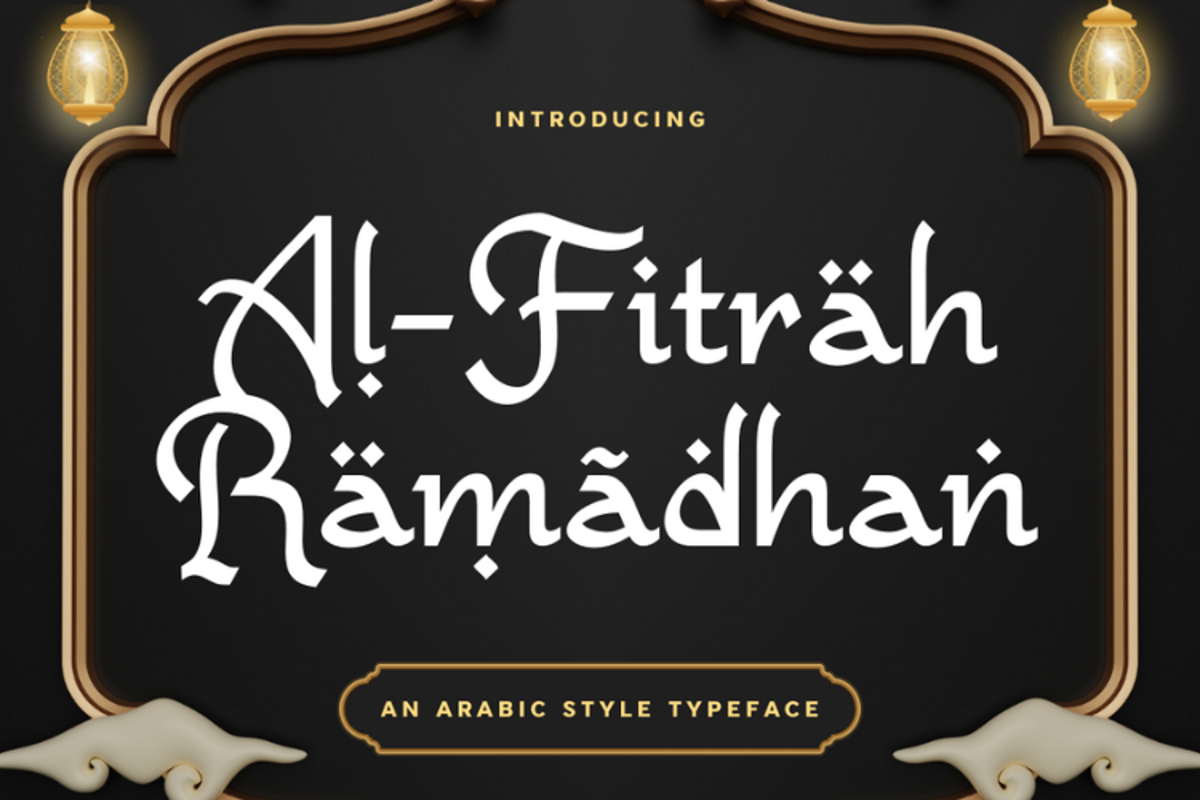 Al - Fitrah Ramadhan Font | Sronstudio | FontSpace