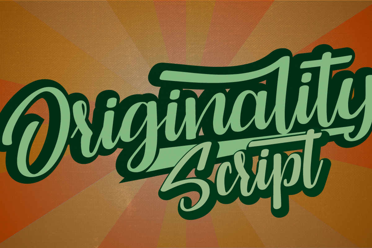 Originality Script Font | FallenGraphic Studio | FontSpace
