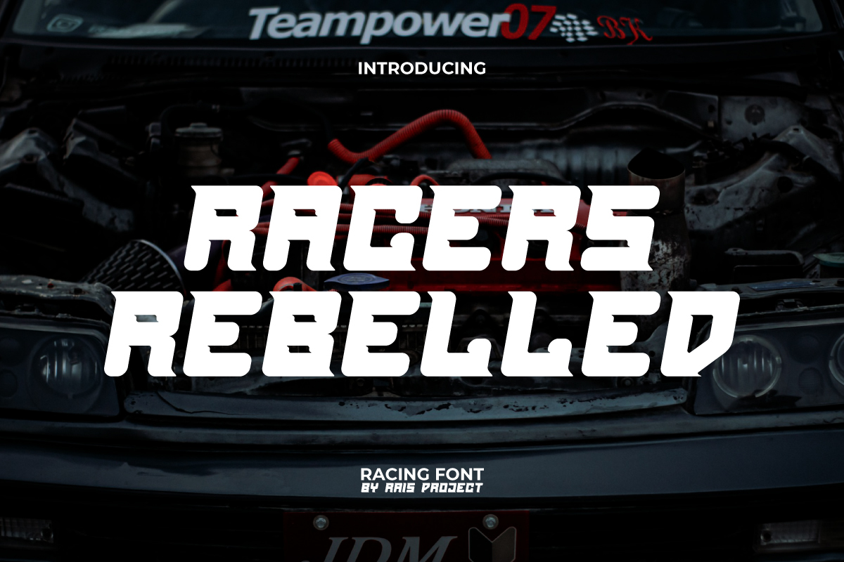 Racers Rebelled Font - Free Download