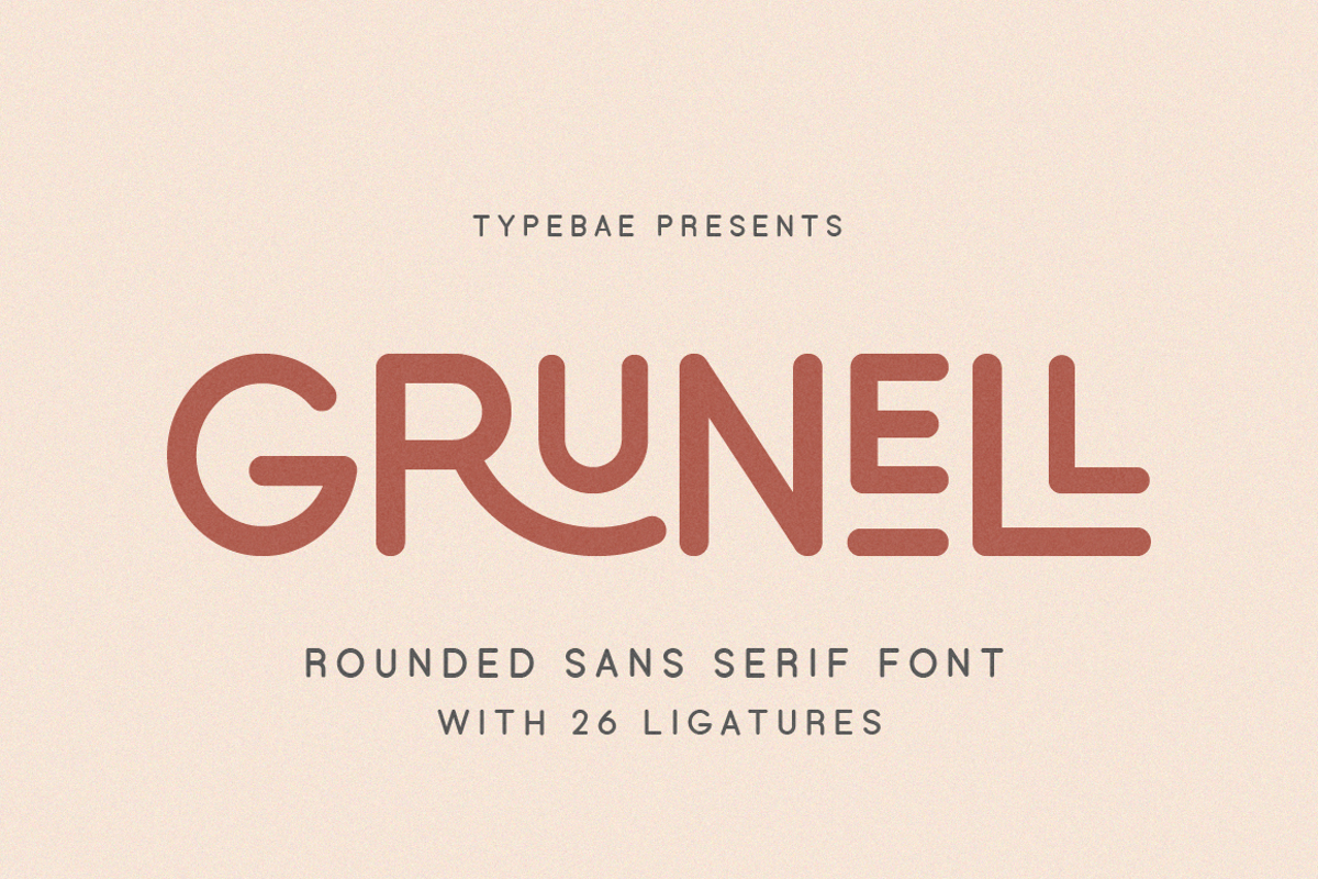 Grunell Font | Typebae | FontSpace