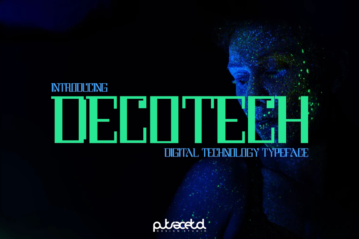 DecoTech Font | PutraCetol Studio | FontSpace