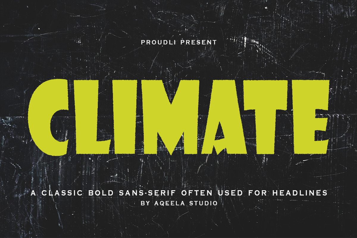 Climate Font - Free Download