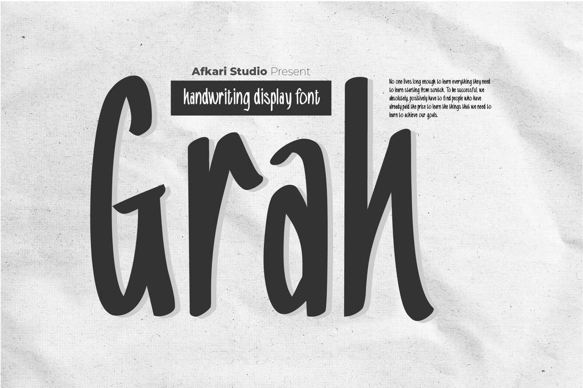 Grah Font | AfkariStudio | FontSpace