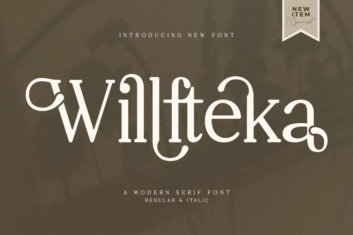 Willfteka Font | Storytype Studio | FontSpace