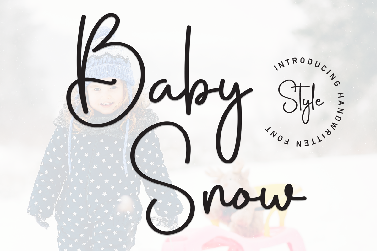 Baby Snow Font - Free Download