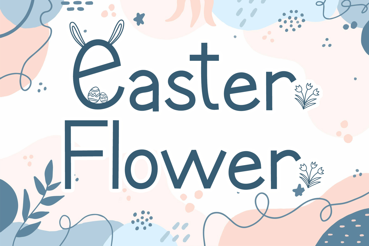 Easter Flower Font | AEN Creative Studio | FontSpace