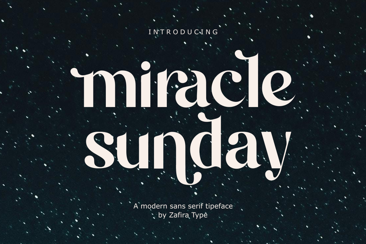 Miracle Sunday Font - Free Download