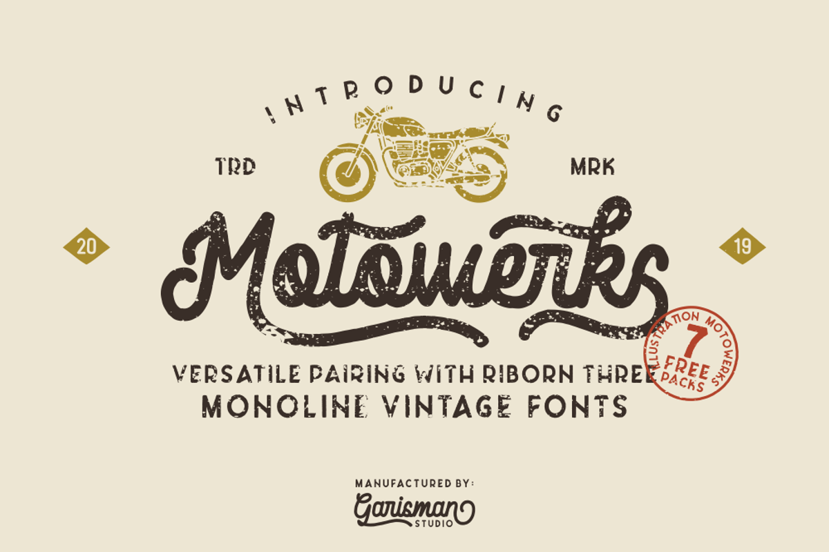Motowerks Font | Garisman Studio | FontSpace
