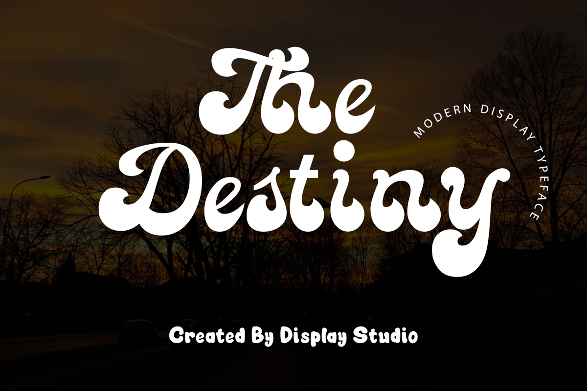 The Destiny Font | DisplayStudio_ | FontSpace