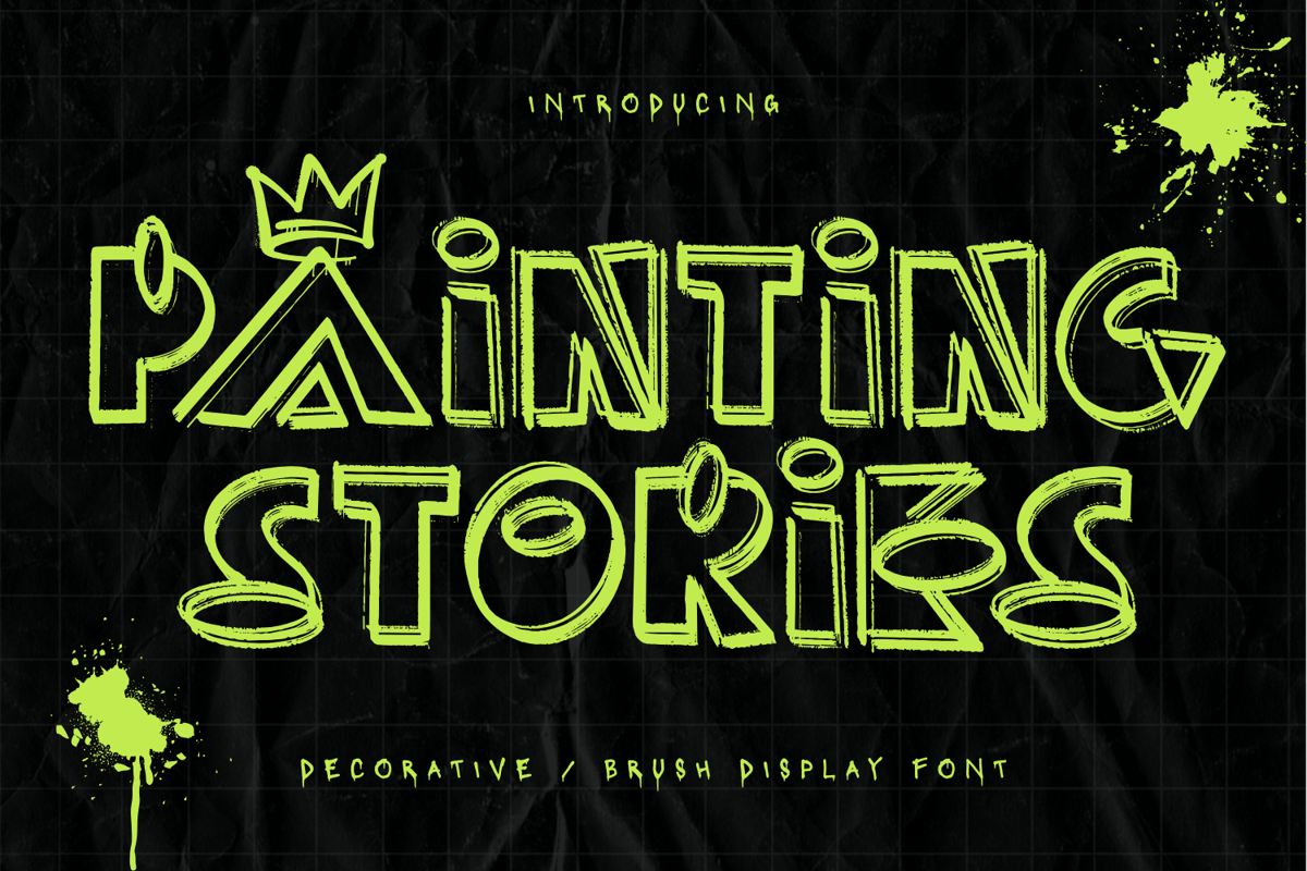 Painting Stories Font - Free Download