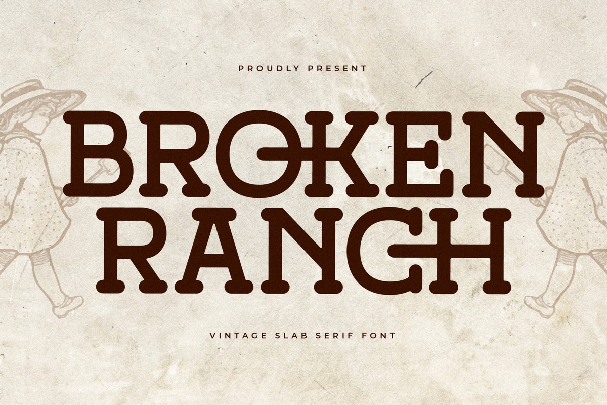 Broken Ranch Font - Free Download