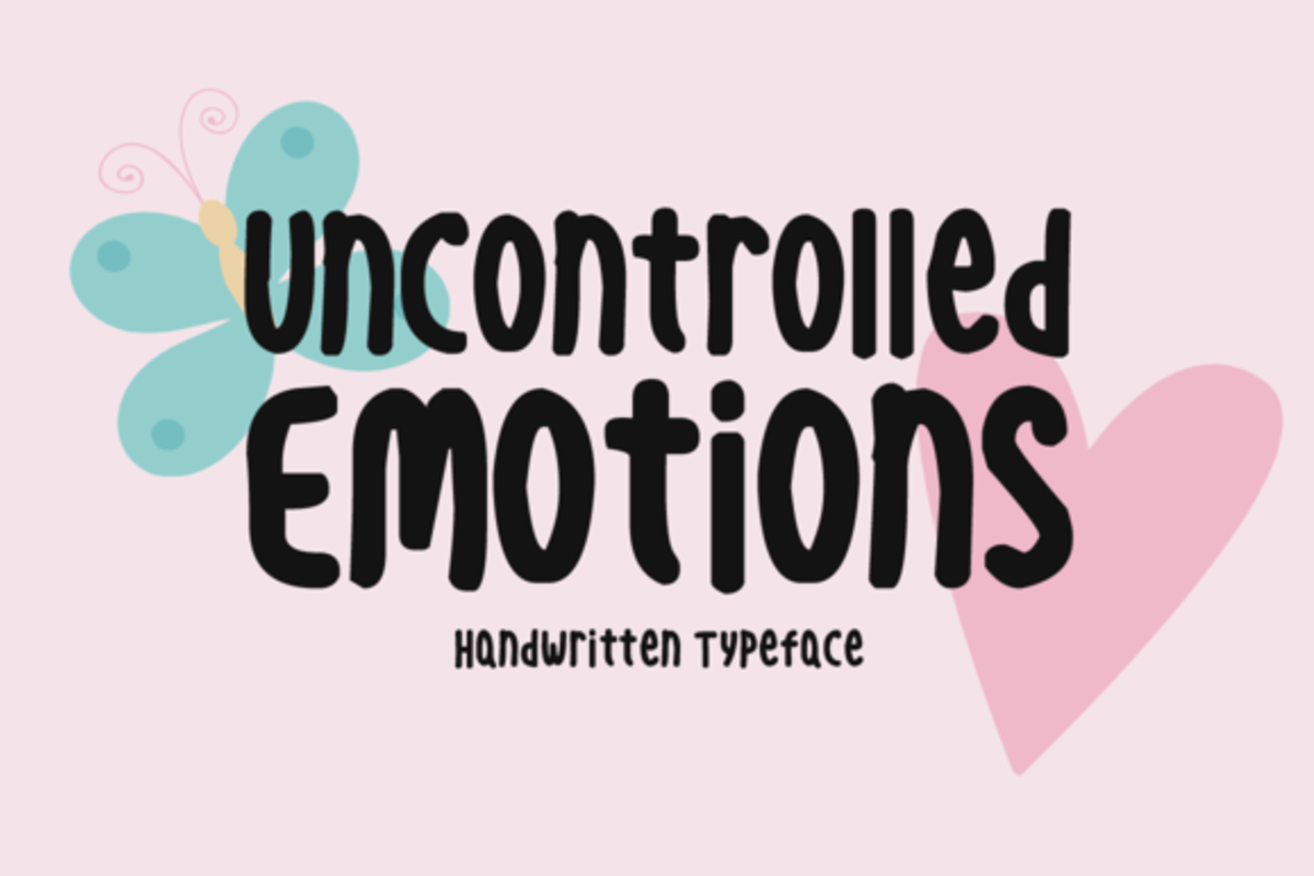 Uncontrolled Emotions Font | Instagram Fonts | FontSpace