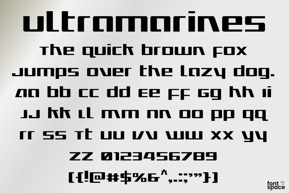 Ultramarines Font | Iconian Fonts | FontSpace
