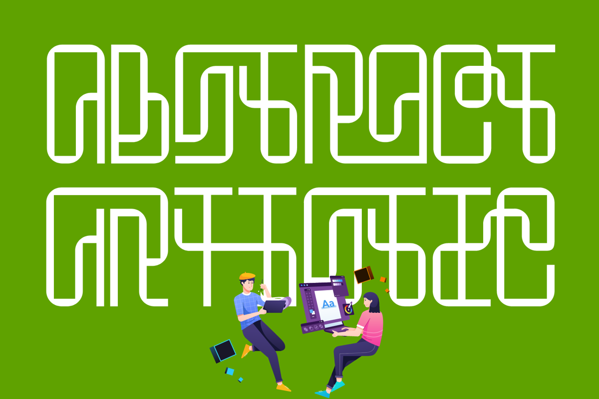 ABSTRACT ARTISTIC Font - Free Download