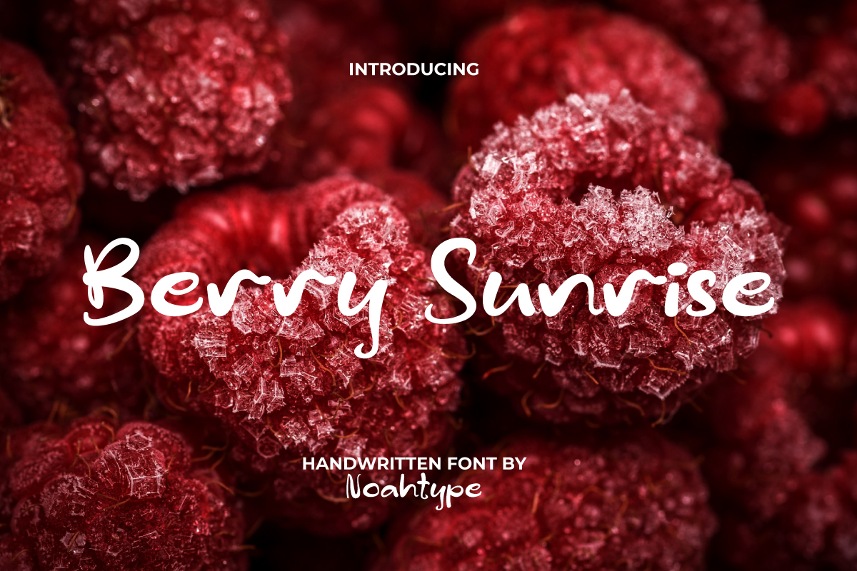 Berry Sunrise Font | noahtype | FontSpace