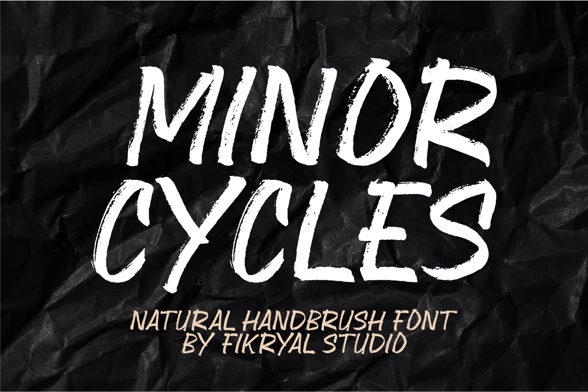 Minor Cycles Font | fikryalstudio | FontSpace