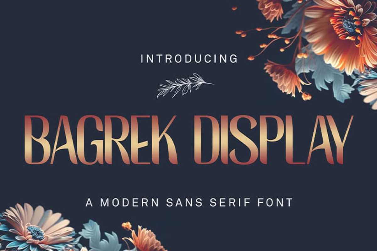 BAGREK DISPLAY Font | StringLabs | FontSpace