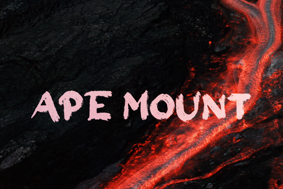 A Ape Mount Font | wepfont | FontSpace