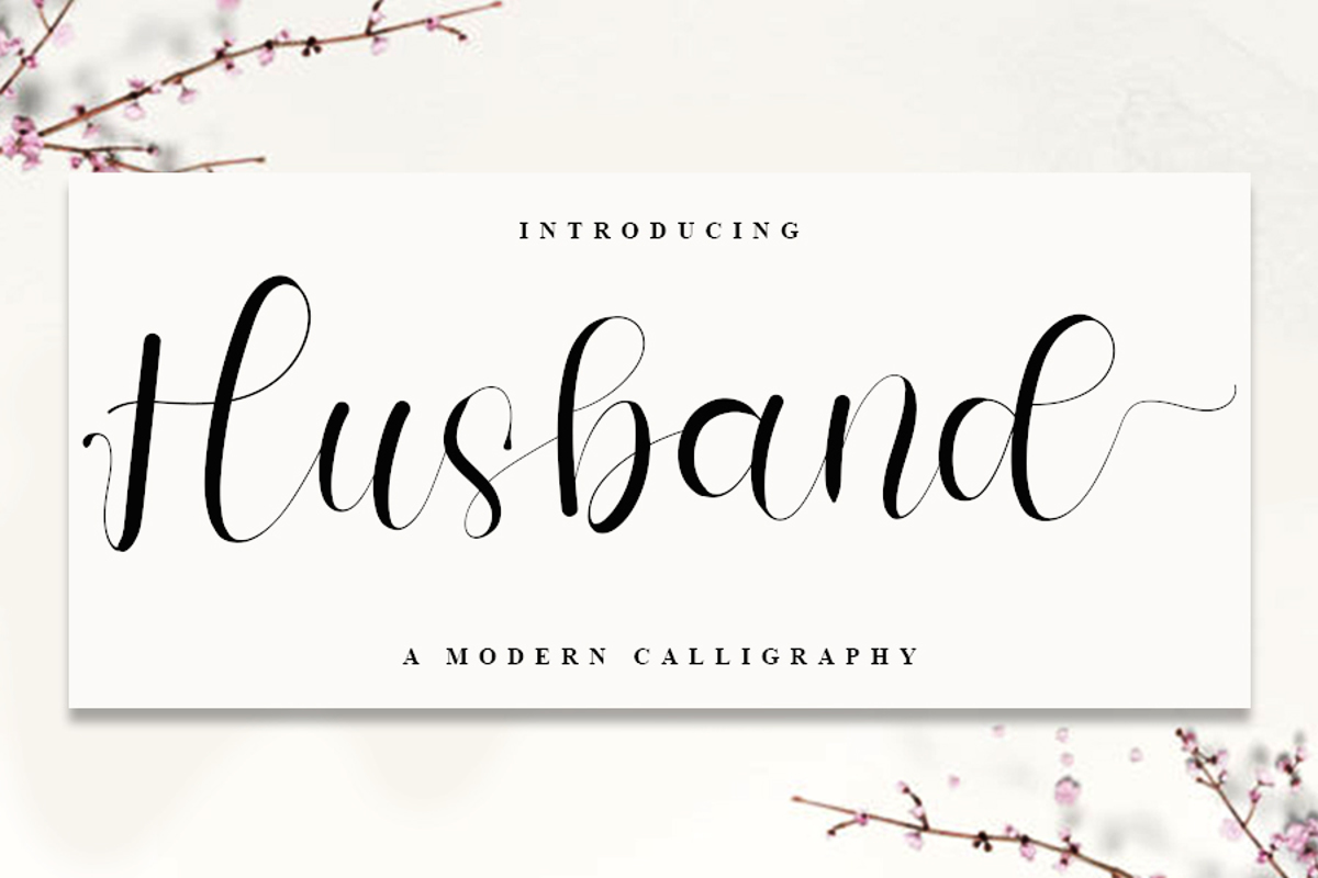 Husband Font - Free Download