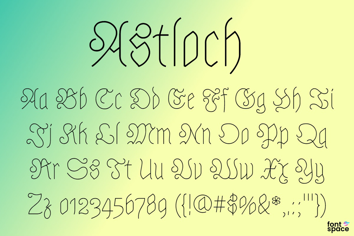 Astloch Font - Free Download