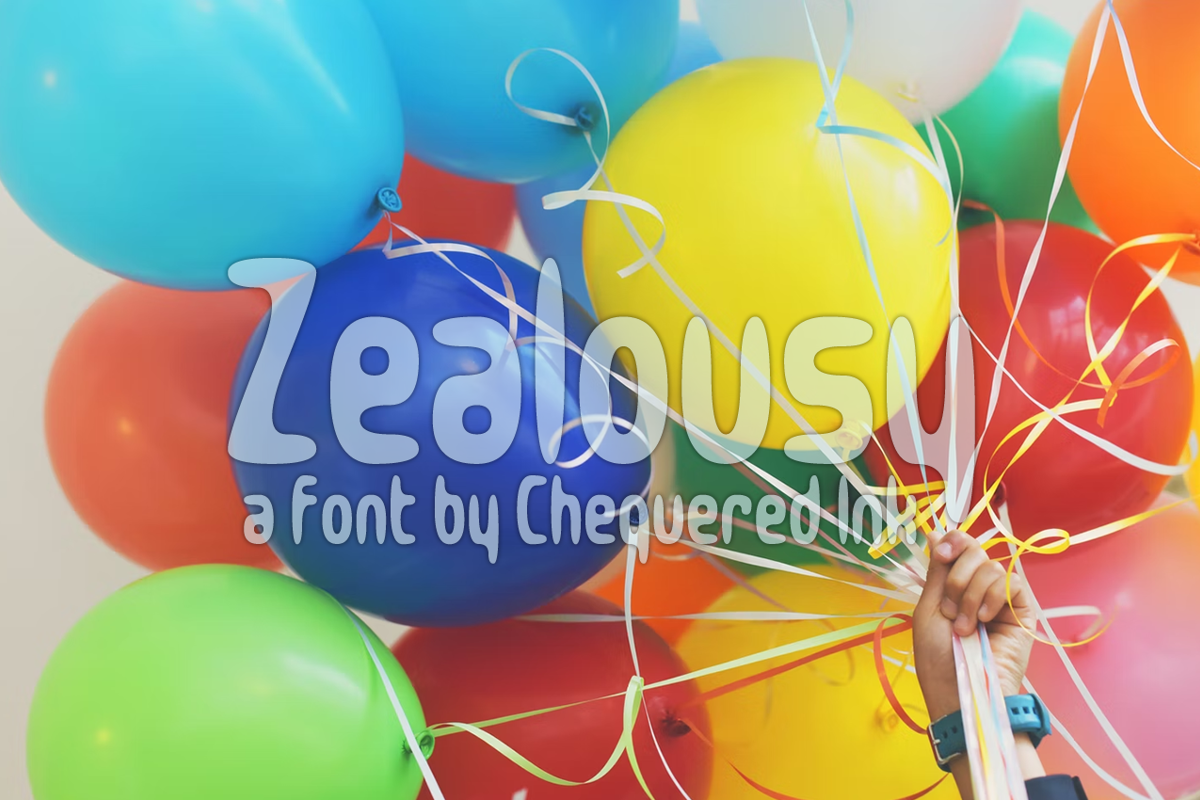 Zealousy Font | Chequered Ink | FontSpace