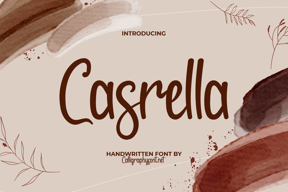 Casrella Font | CalligraphyFonts.net | FontSpace