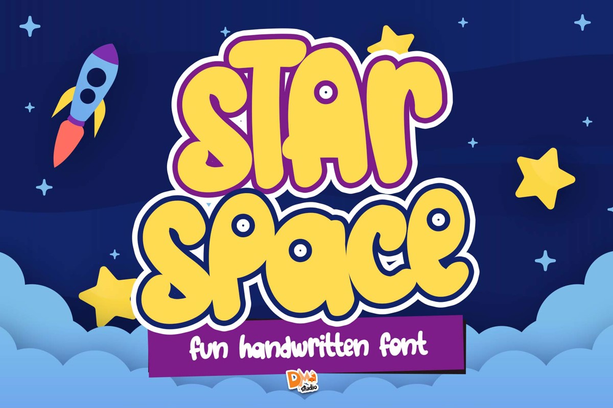 Star Space Font | Dmletter studio | FontSpace