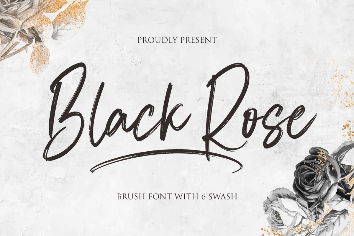 Black Rose Font | NJ Studio | FontSpace