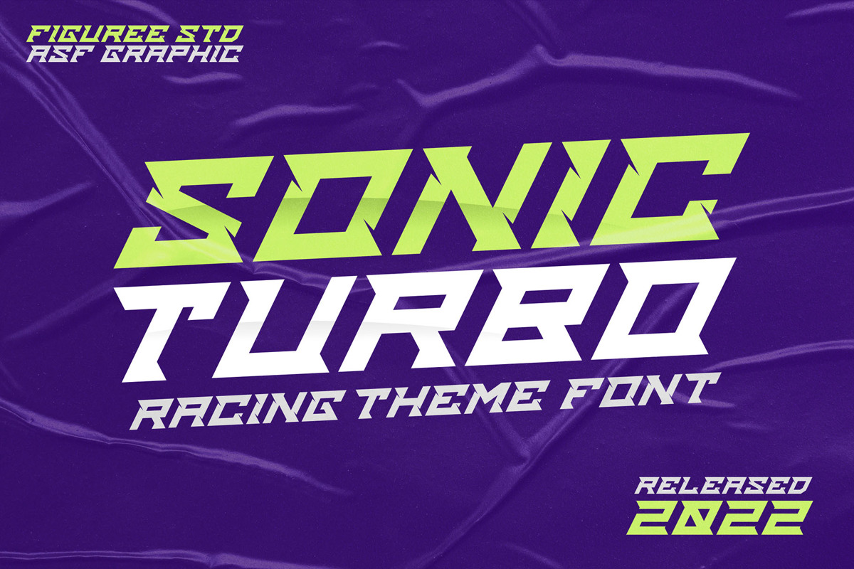 Sonic Turbo Font | figuree | FontSpace