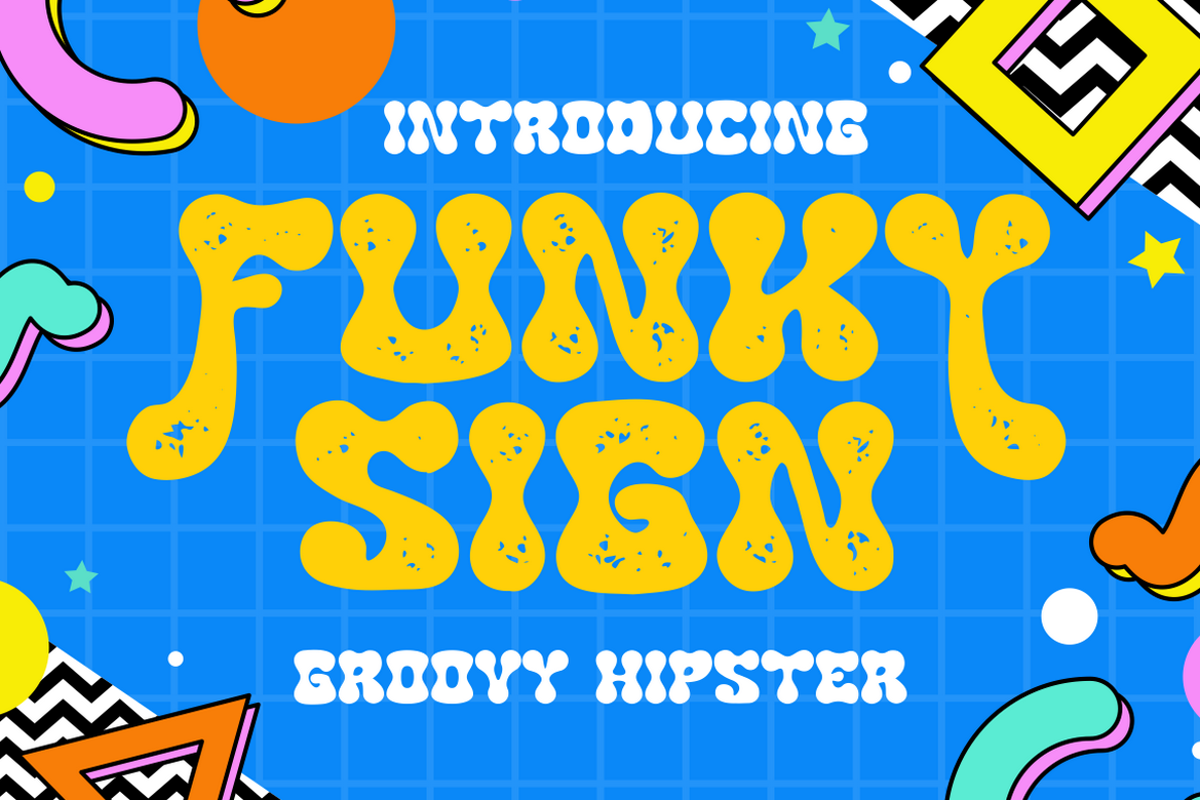 Funky Sign Font - Free Download