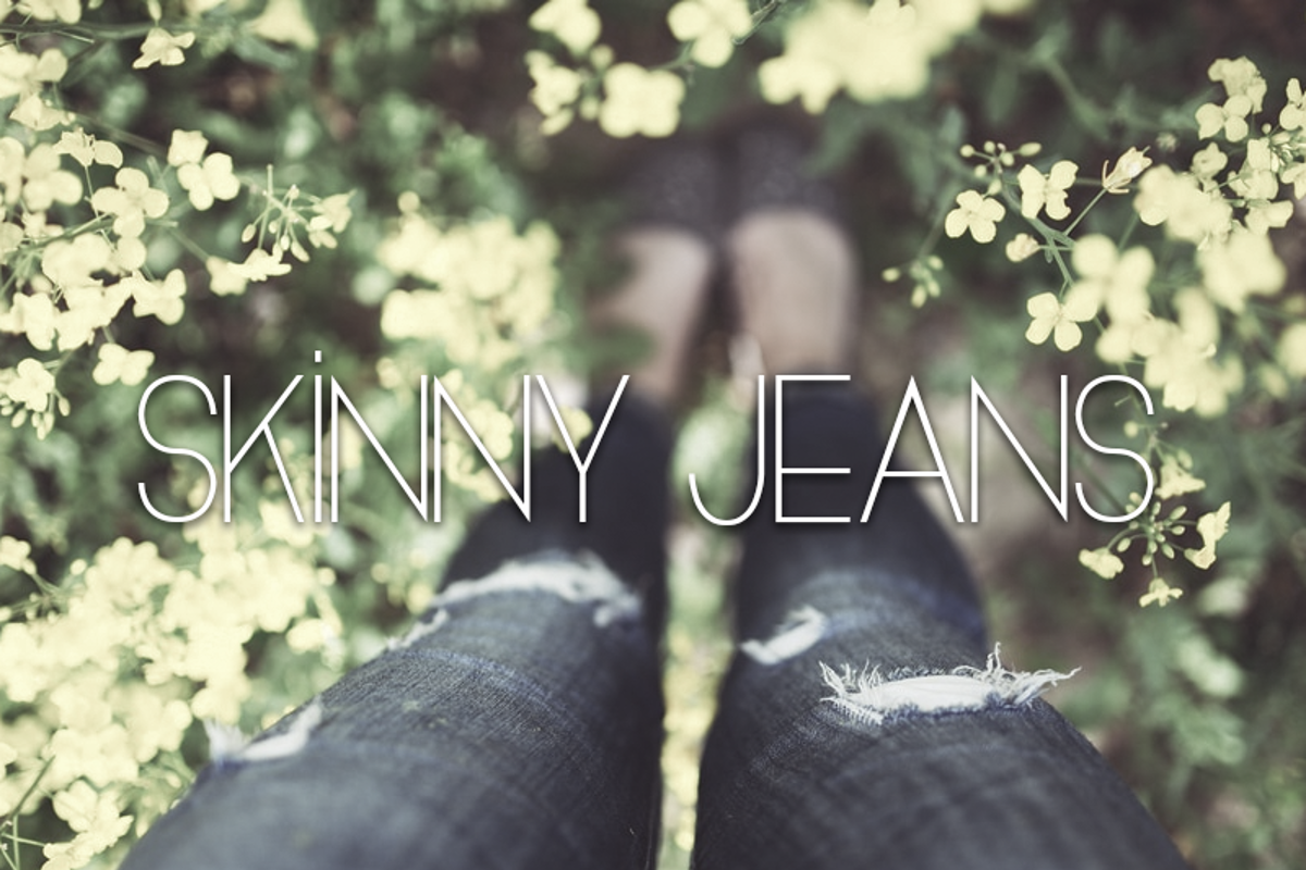 Skinny Jeans Font - Free Download