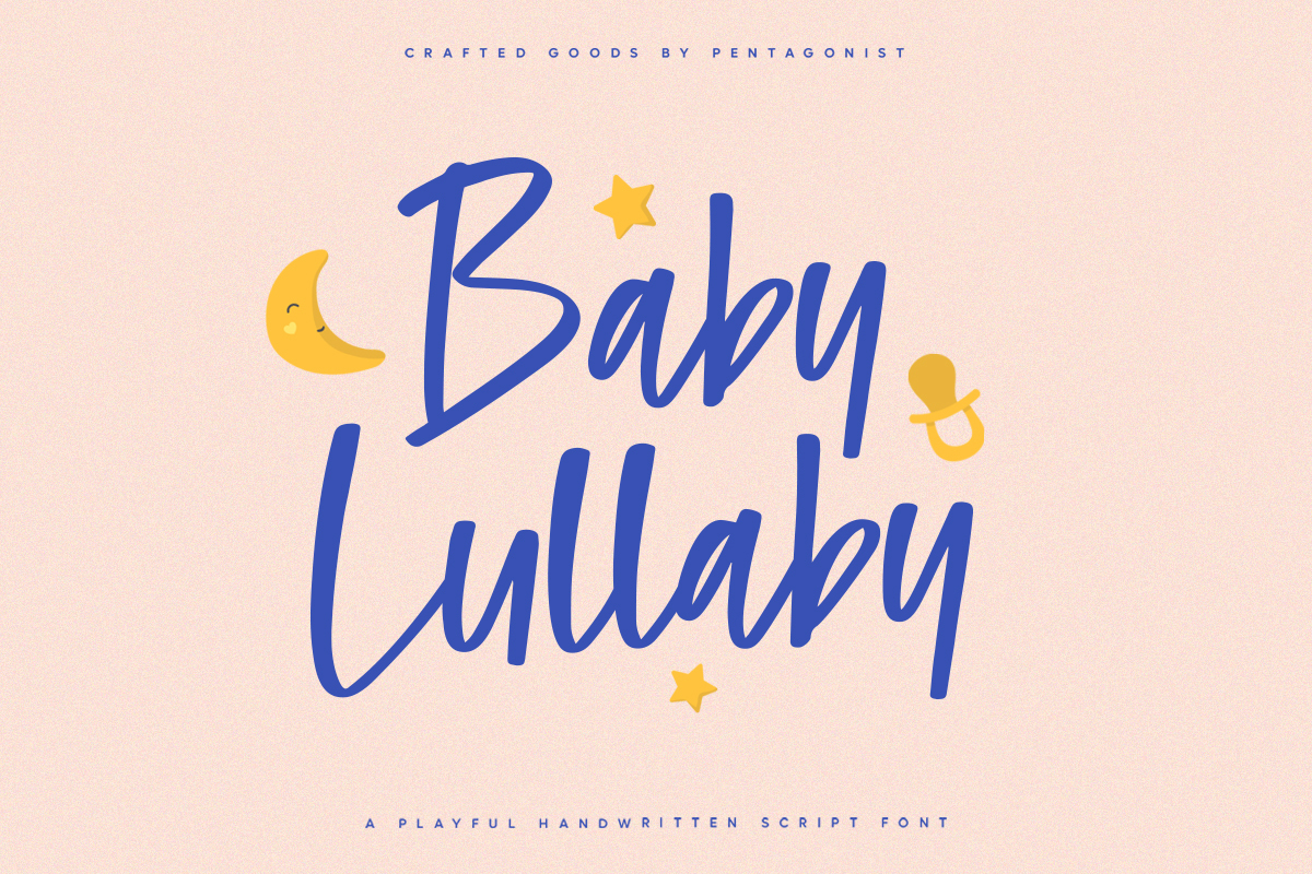 Baby Lullaby Font | pentagonistudio | FontSpace