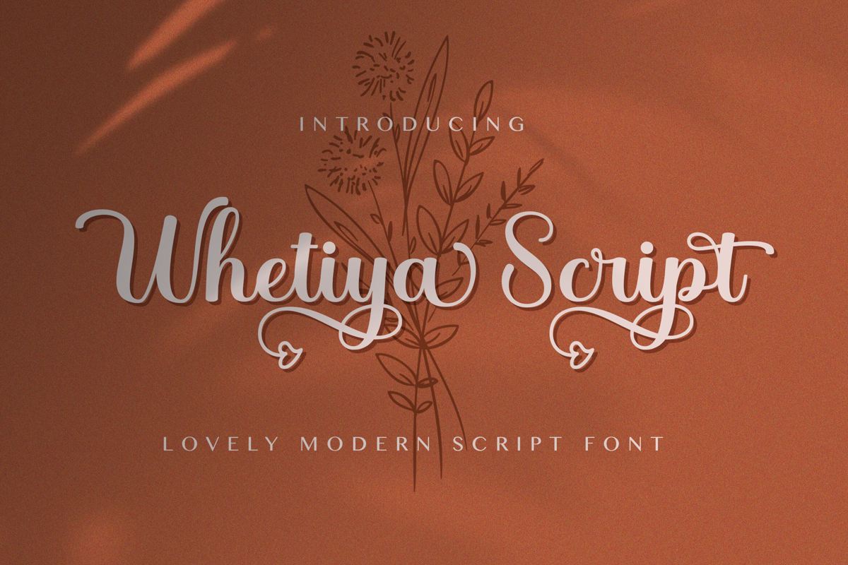 Whetiya Script Font | StringLabs | FontSpace
