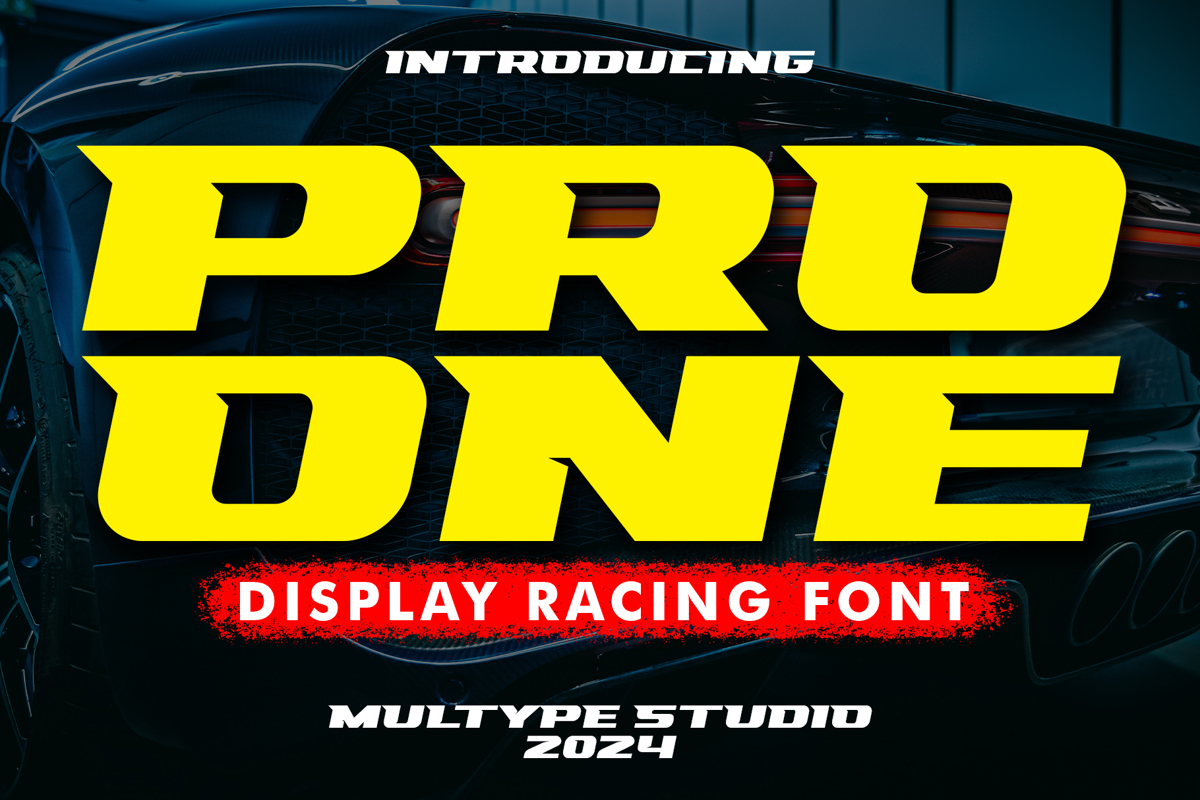 Racing Pro One Font - Free Download