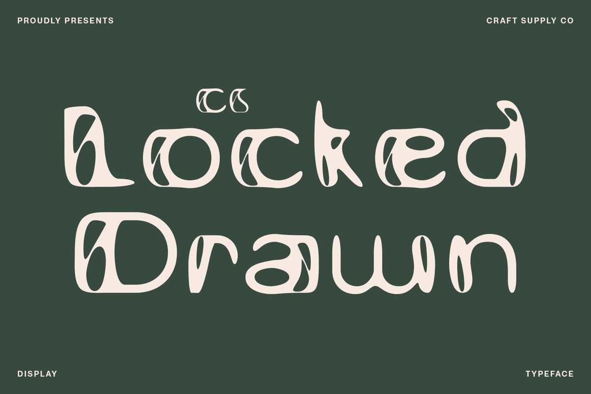 CS Locked Drawn Font - Free Download