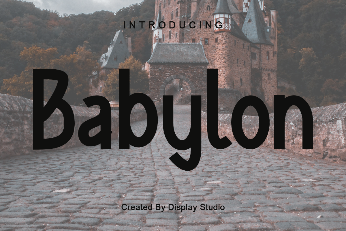 Babylon Font | DisplayStudio_ | FontSpace
