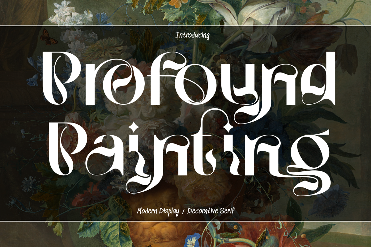 Profound Painting Font | 177Studio | FontSpace