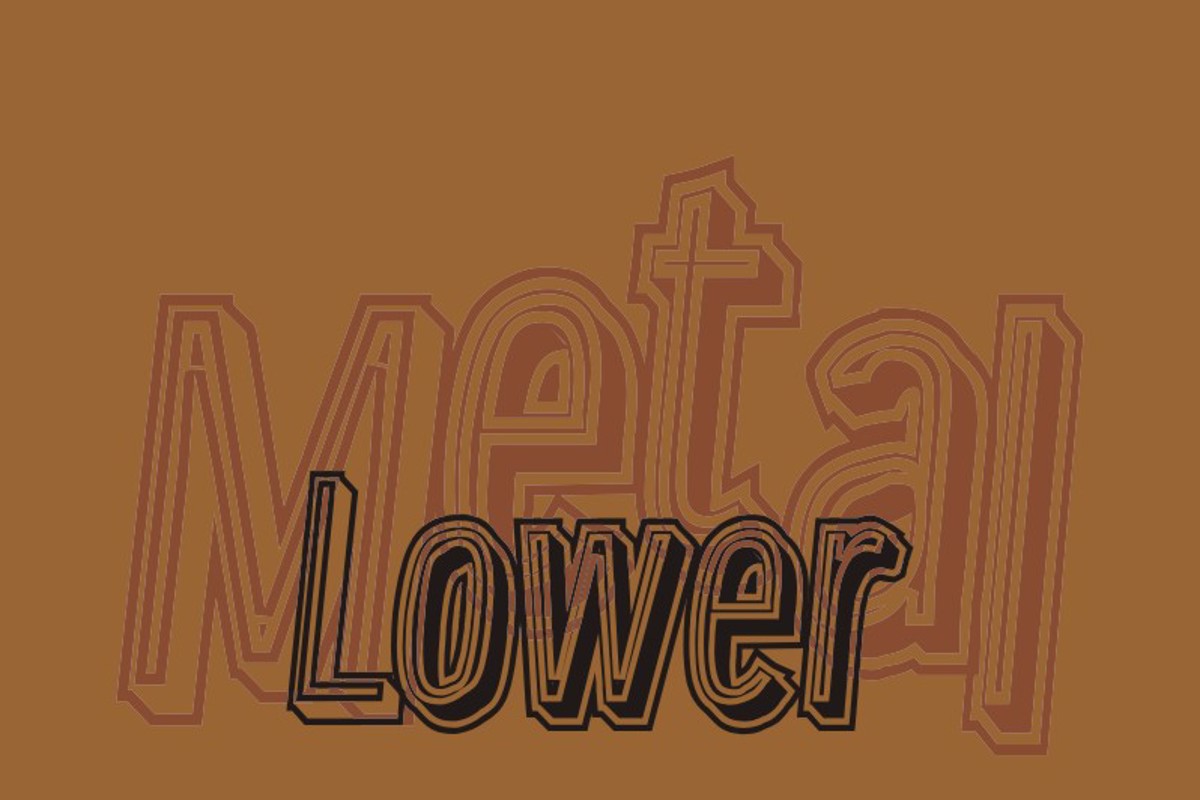 Lower Metal Font | Intellecta Design | FontSpace