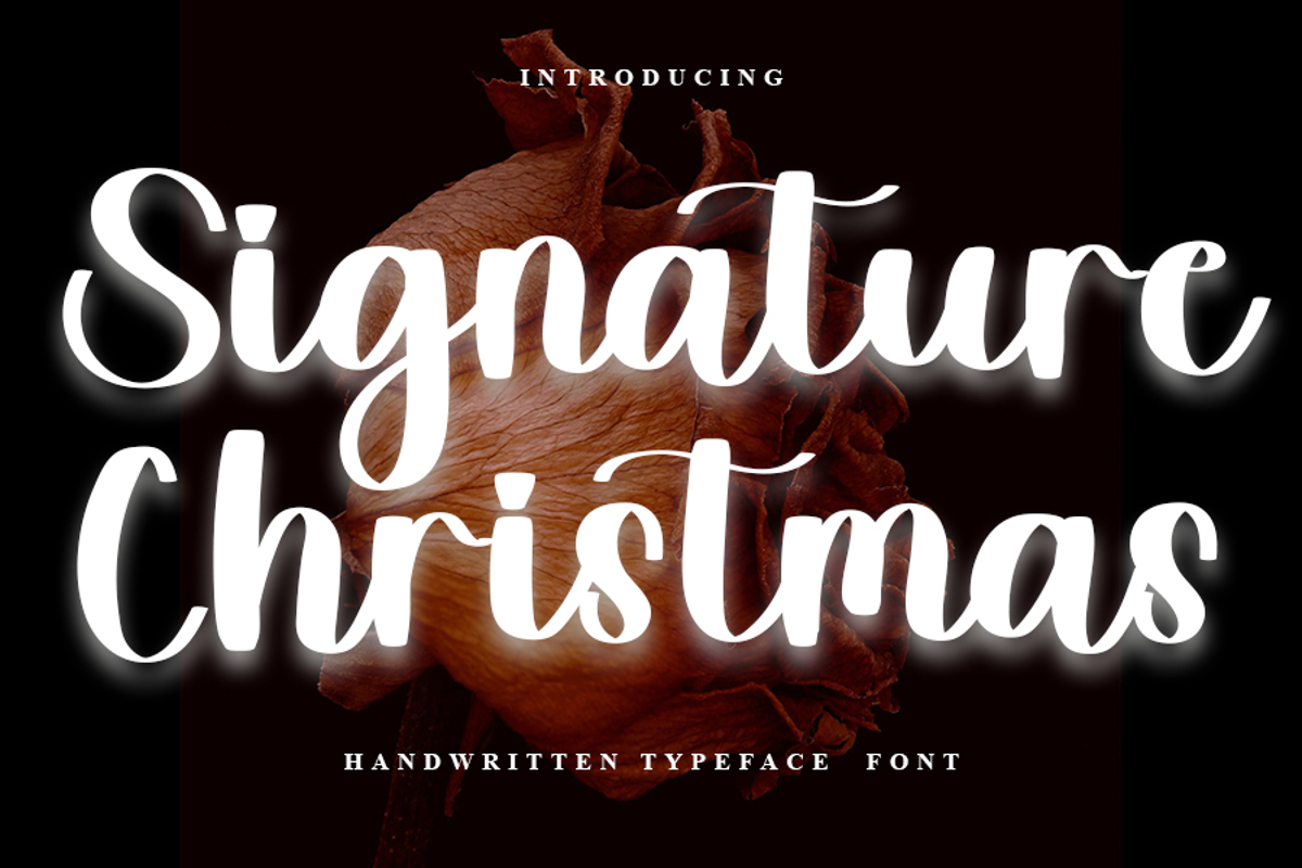 Signature Christmas Font - Free Download