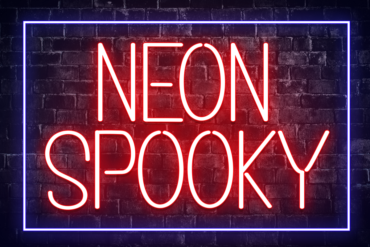 Neon Spooky Font | scratchones_creative | FontSpace