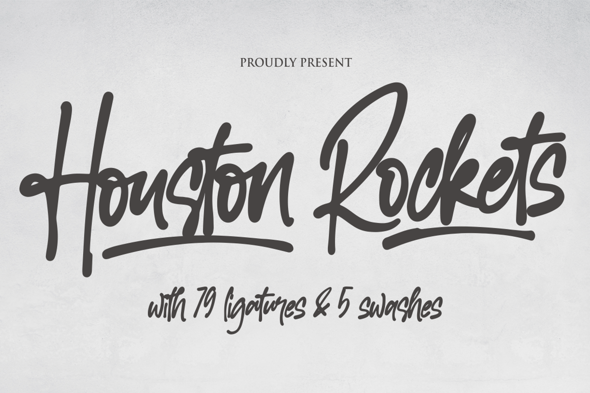 Houston Rockets Font - Free Download