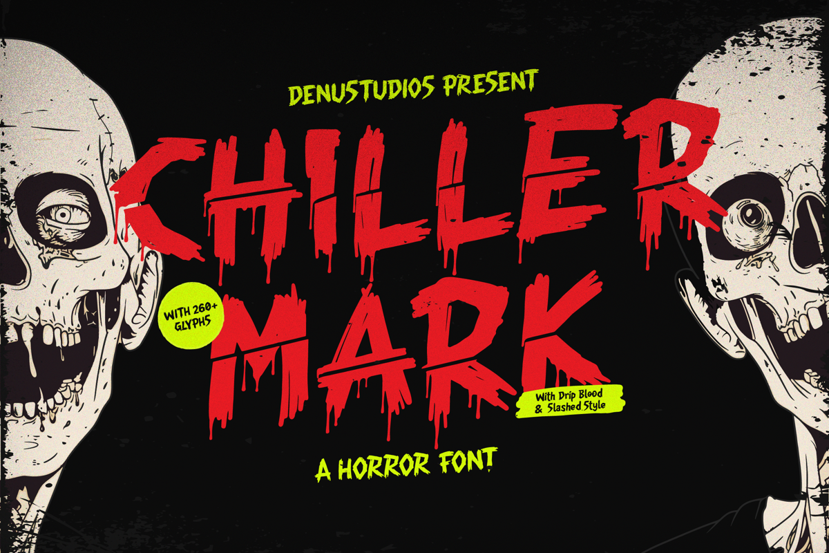 Chiller Mark Font - Free Download
